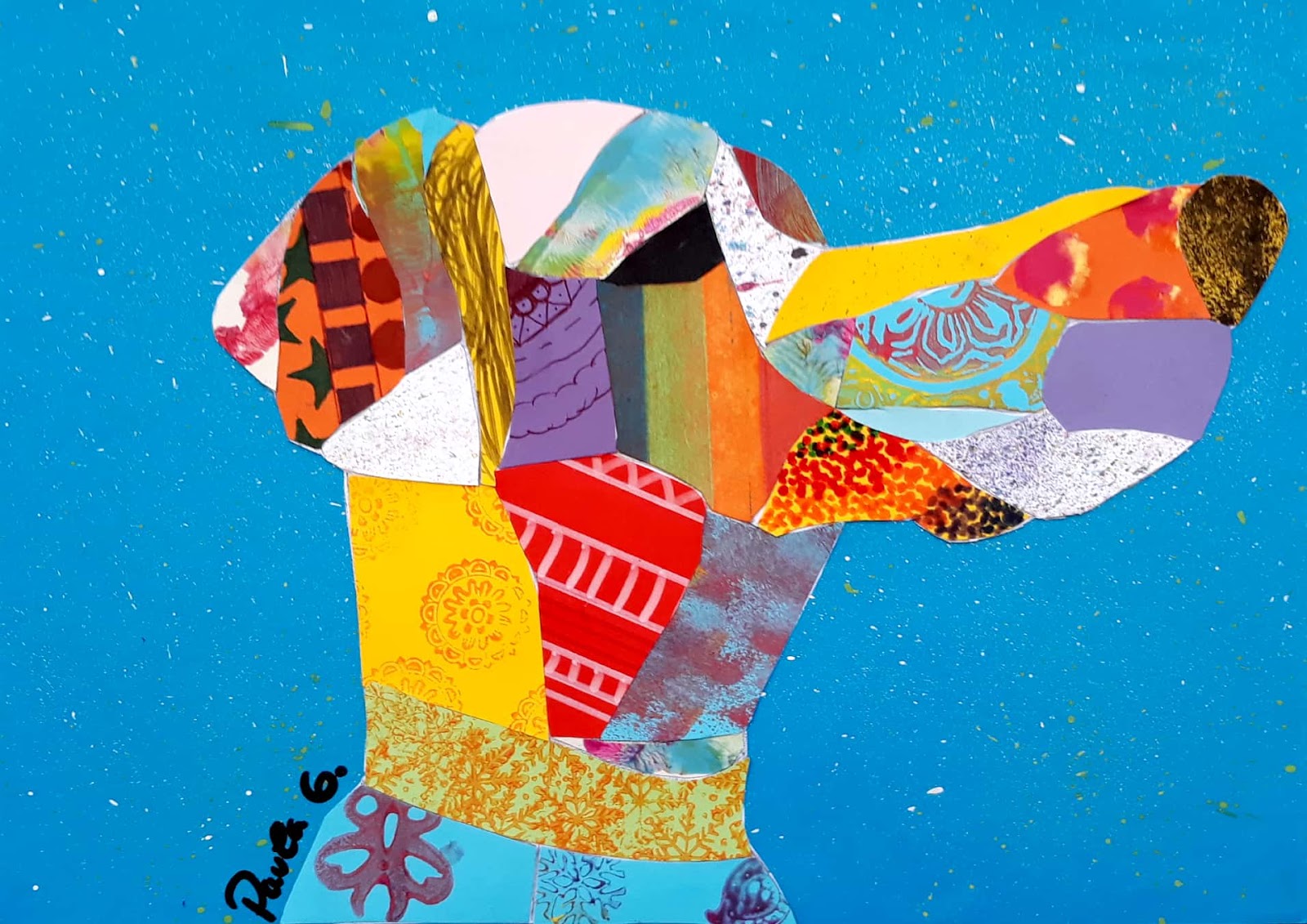 mesa y lapiz: Collages 1º de Bachillerato DIBUJO ARTÍSTICO