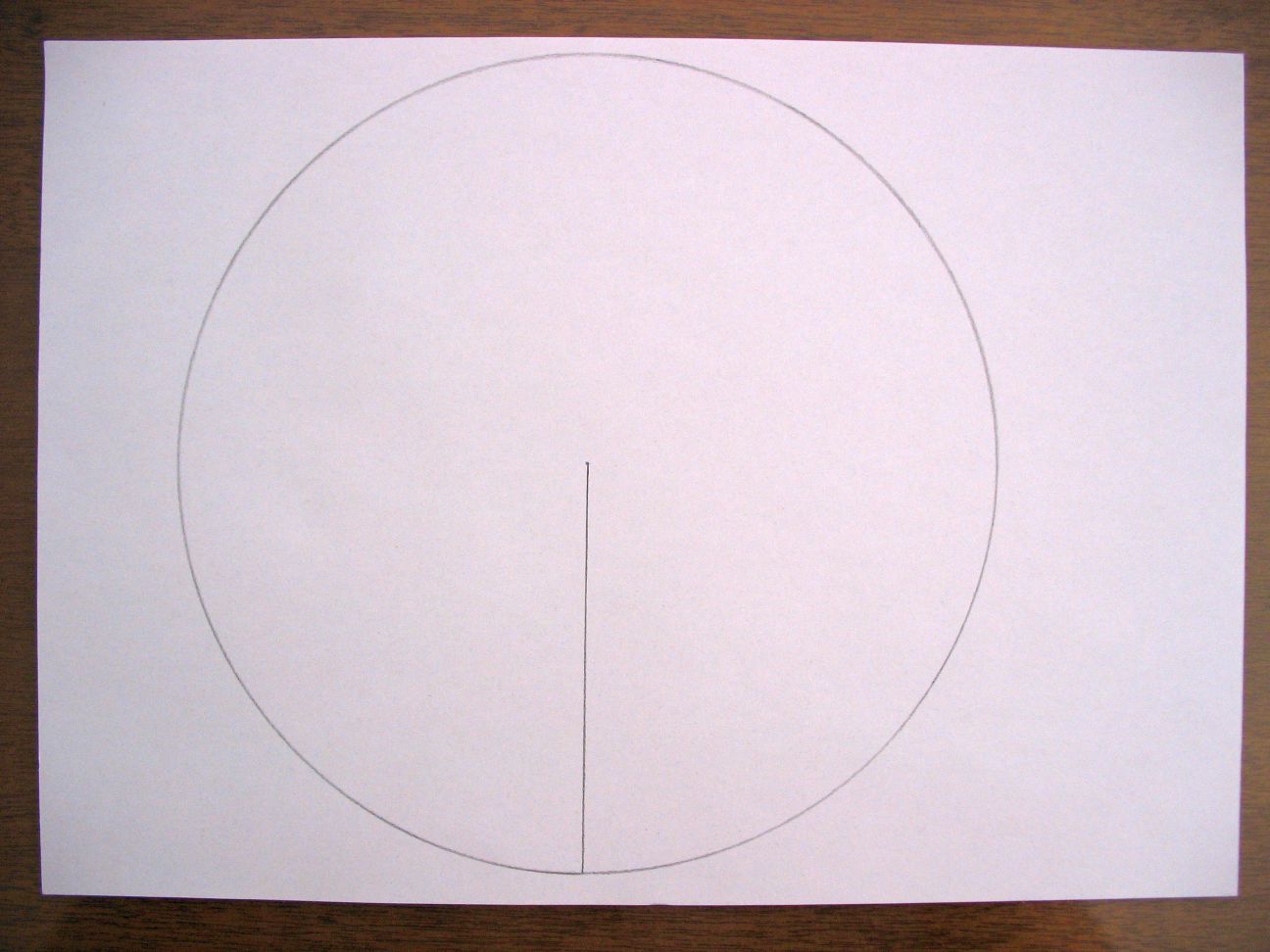 Cercul de stele: Un cadran solar orizontal din hârtie