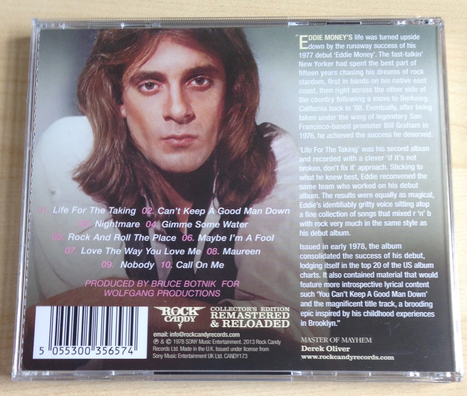 Sounds Good, Looks Good...: "Life For The Taking" by EDDIE MONEY (2013 ...
