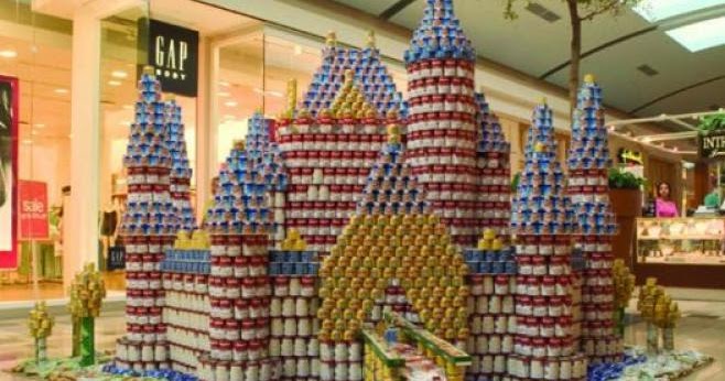 Build Your Own House, Body and Life!: #Canstruction - the coolest way ...