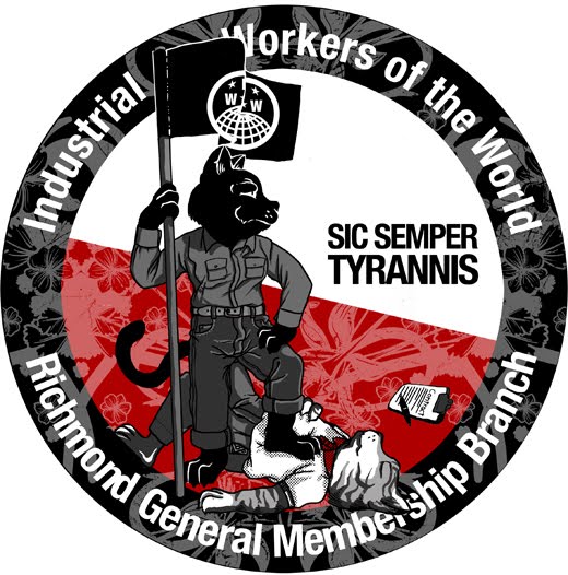 Mended Arrow Design Blog: Vectorizing the Richmond GMB of the IWW cat.