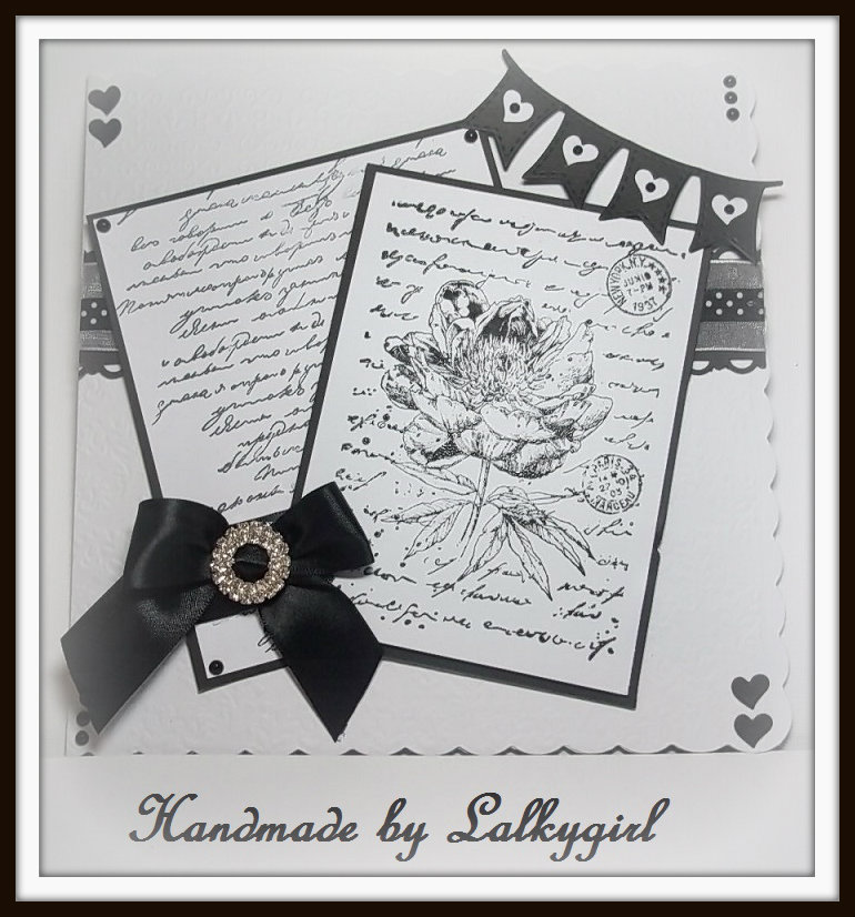 Meiflower Design Team: Rose script card