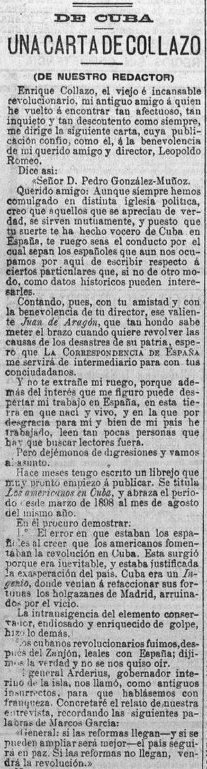 Hojas de prensa para la historia de Cuba.: 165 aniversario del ...