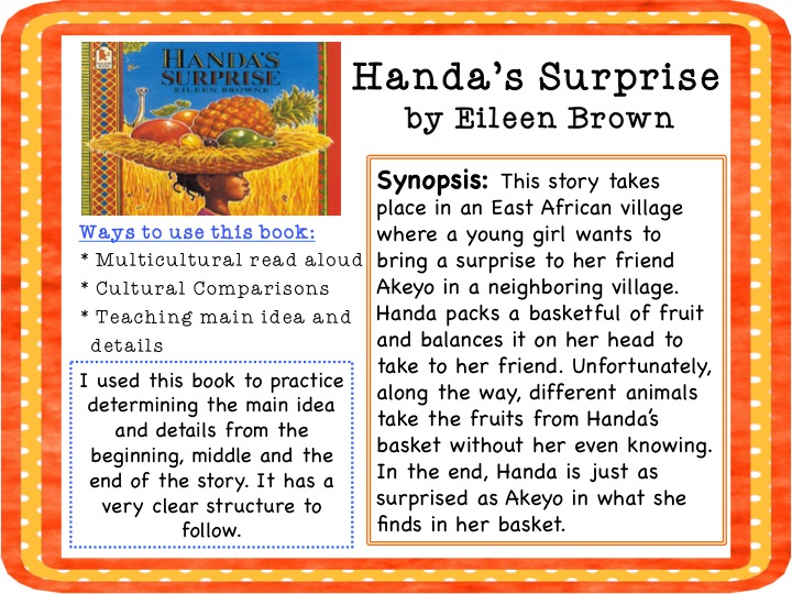 The Book Butterfly: Book Review Tuesday - Handa's Surprise
