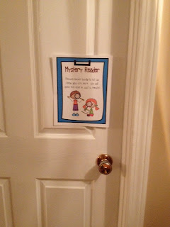 Teach With Laughter: Mystery Reader Door Sign