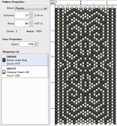 Imaginesque: Beading: Peyote Stitch Pattern 24