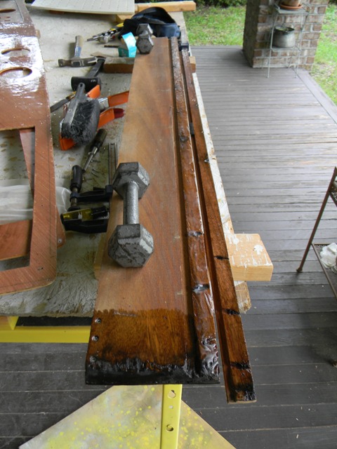 Ericson 25, Oystercatcher: Rigging, Standing, Mast Compression Post, Repair