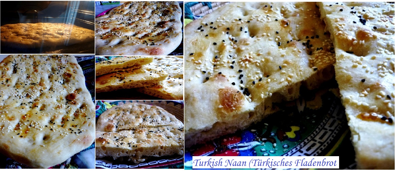 Rania @ Work with sugar'n spice: Turkish Naan (Türkisches Fladenbrot)