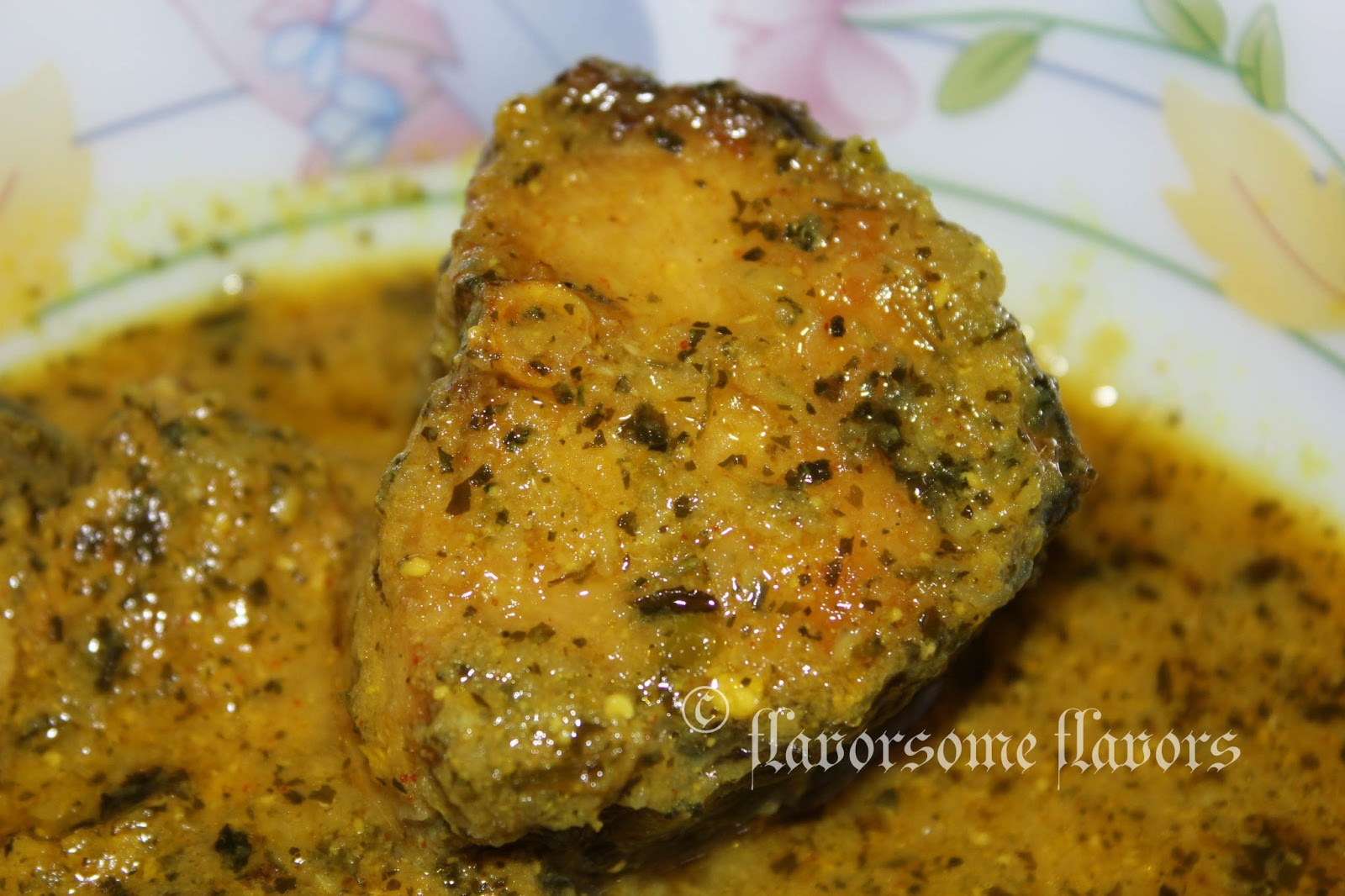 Flavorsome Flavors: Methi Rui - Fish (Rohu) in Fenugreek Sauce