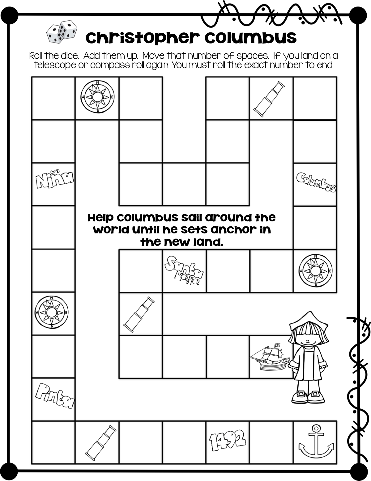 1st Grade Hip Hip Hooray!: Christopher Columbus...Who was he?