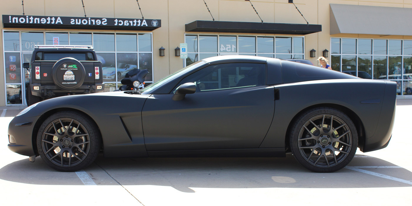 3M Matte Black Car Wrap
