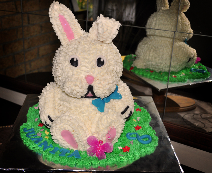 Delana s Cakes 3D Easter Bunny Cake Delana s Cakes 3D Easter Bunny Cake