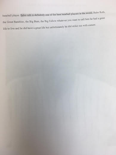 Caveman English: The How They Croaked Chapter Assignment - STUDENT SAMPLE