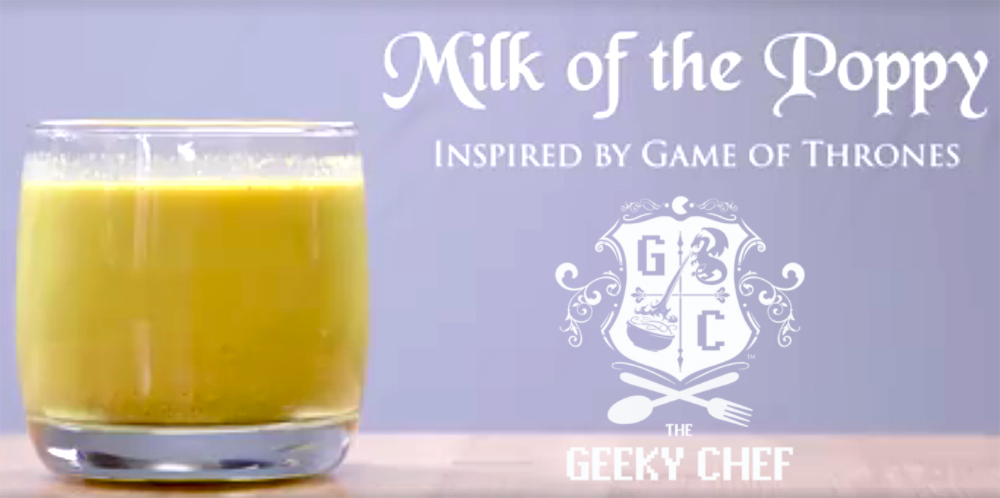 From the 2nd Cookbook: Milk of the Poppy | The Geeky Chef