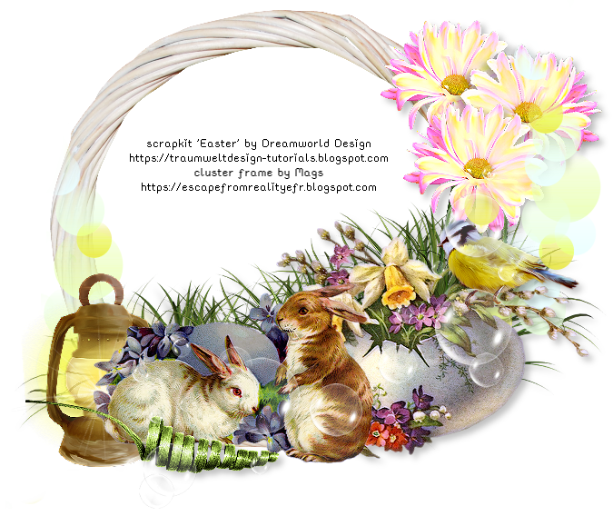 Escape From Reality Blog: FTU 'Easter' Cluster & Cluster Frames