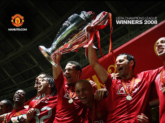 UEFA Champions league winner 2008 wallpapers | Manchester United Wallpapers