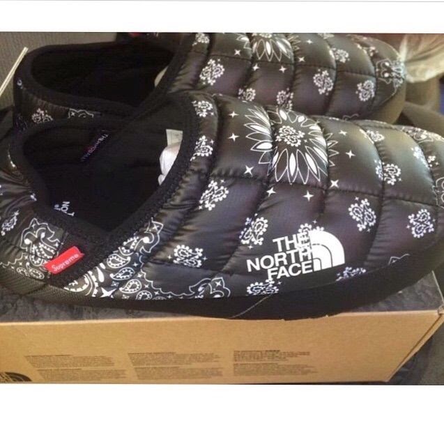 WEAR DIFFERENT: SUPREME X THE NORTH FACE BASE CAMP SLIPPERS AND ETIP ...