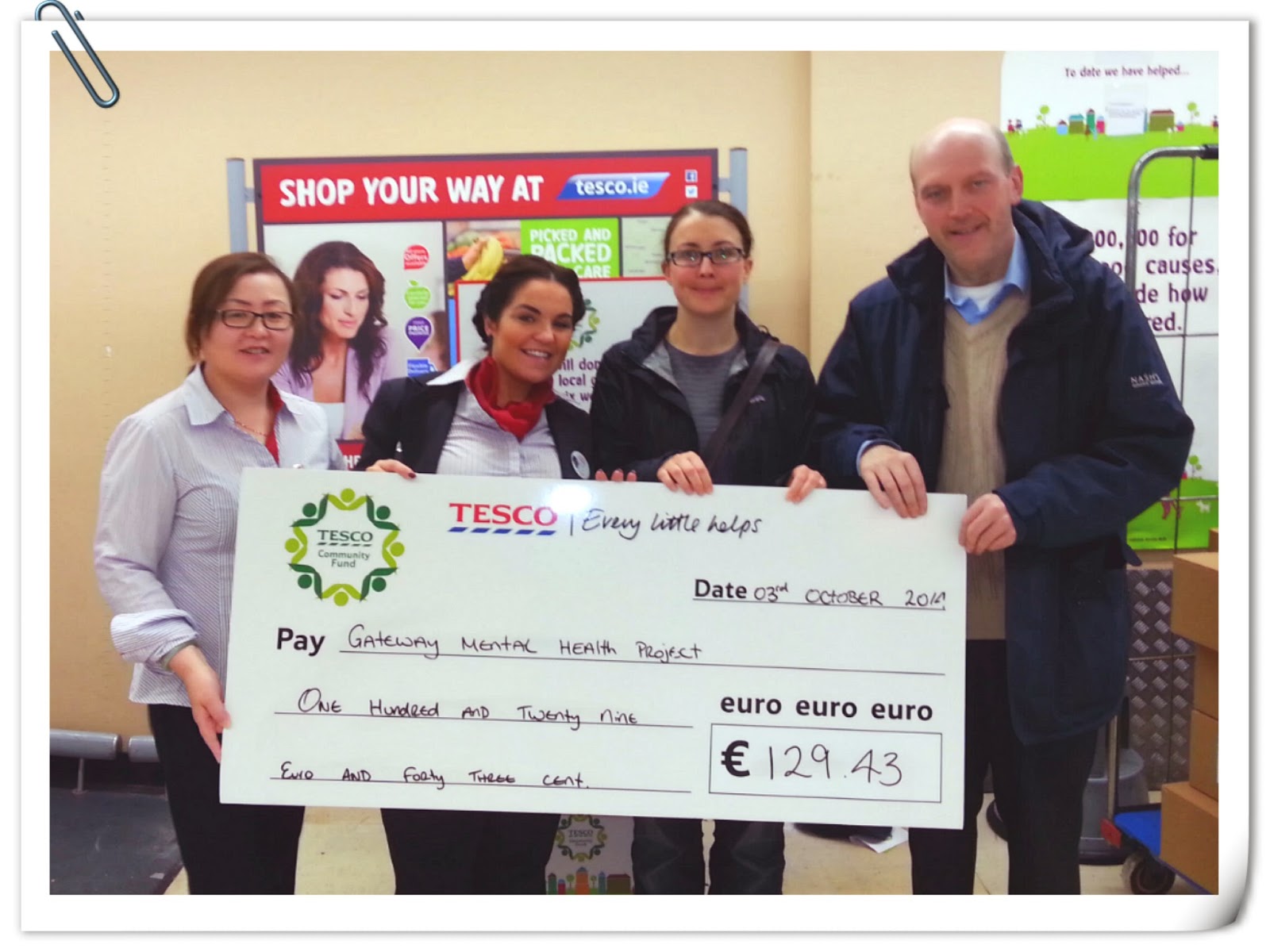 Gateway Mental Health Project: And something for the weekend... Tesco ...