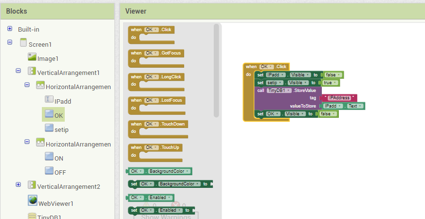 Control multiple NodeMCU with App-inventor application.
