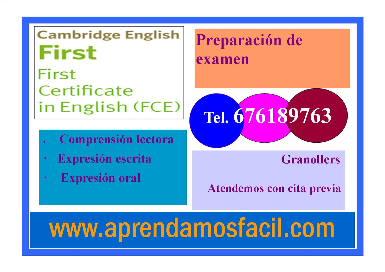 EXÁMENES CAMBRIDGE | aprendamosfacil