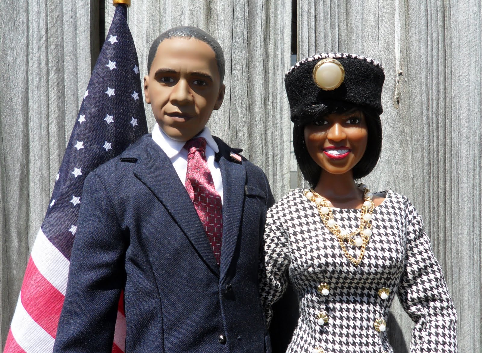The President and Mrs Obama