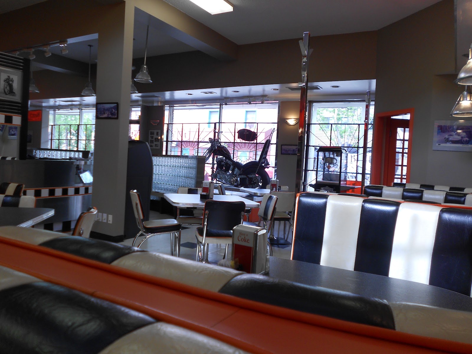 Snacking Squirrel: Kane's Harley Diner