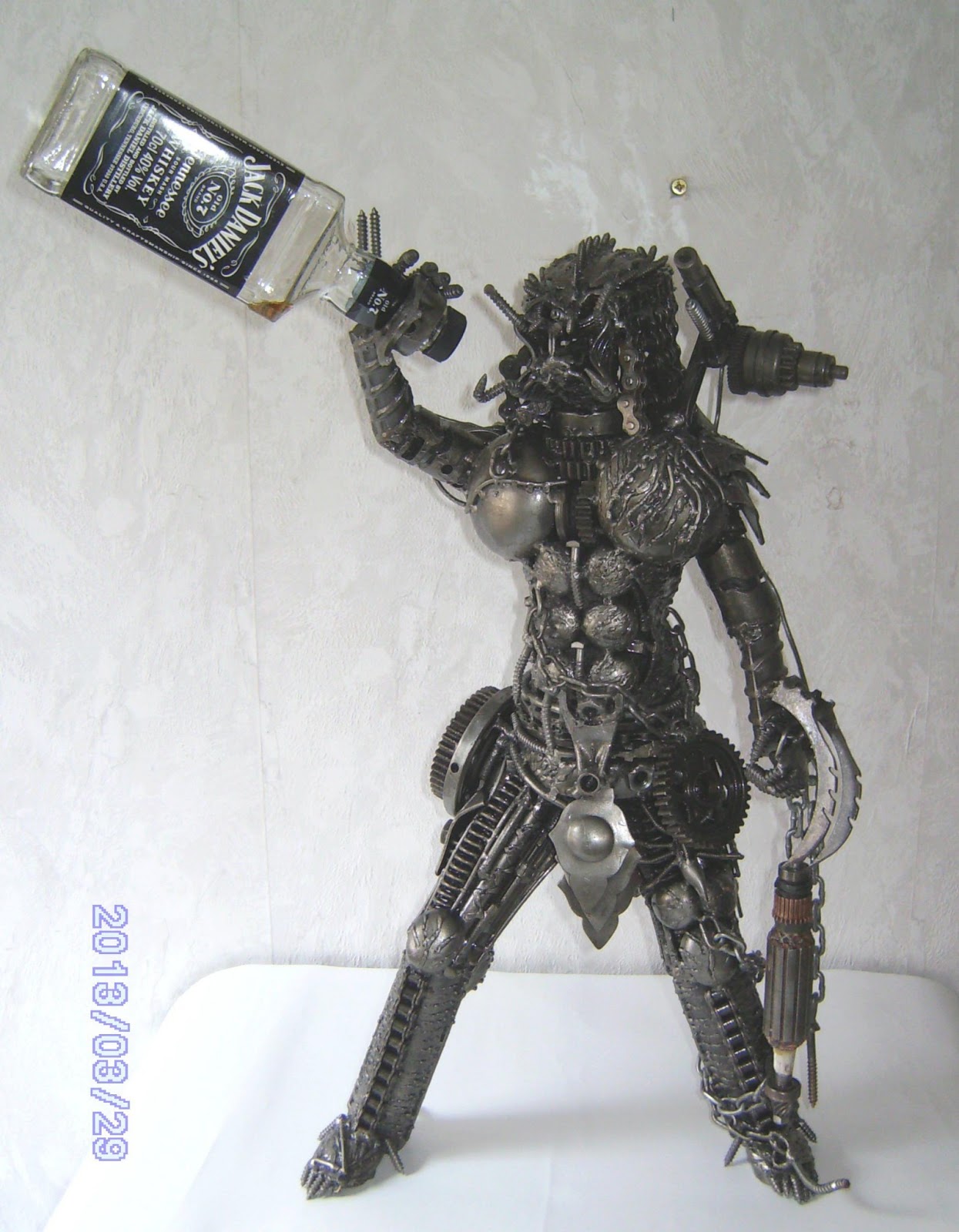 Metallkunst & Design: Predator Filmfigur Klein