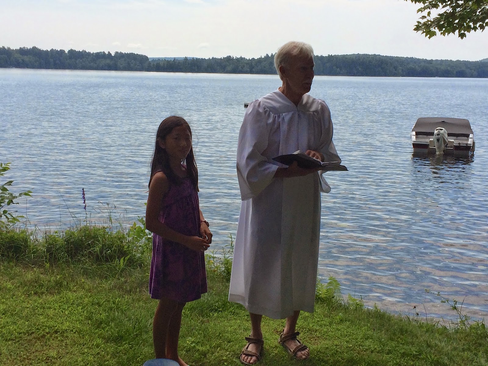 Barrels of Blessings: Baptism on the Lake