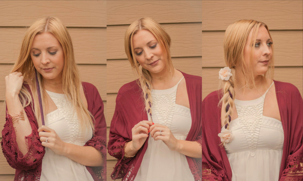 Beauty | How-To: A Whimsical & Colorful Spring Braid With Flowers ...