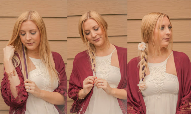 Beauty | How-To: A Whimsical & Colorful Spring Braid With Flowers ...