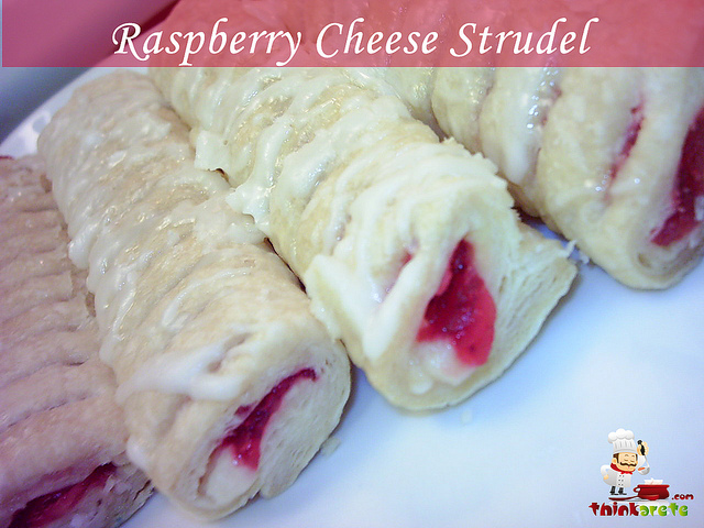 ShowMe Nan: Raspberry Cheese Strudel
