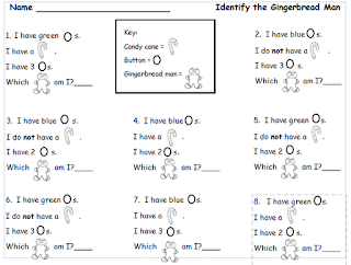 Gingerbread Venn Diagram Freebie | First Grade Shenanigans