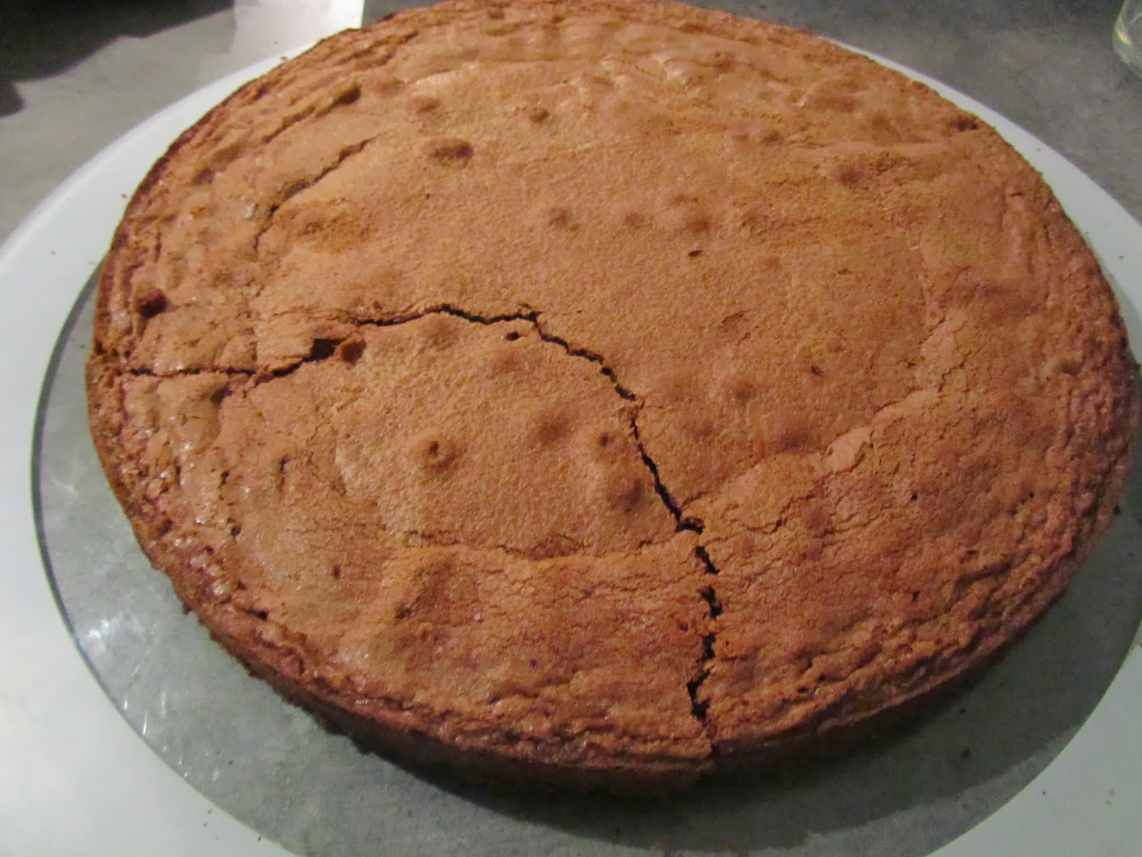 Belgísk súkkulaðikaka með súkkulaðikremi