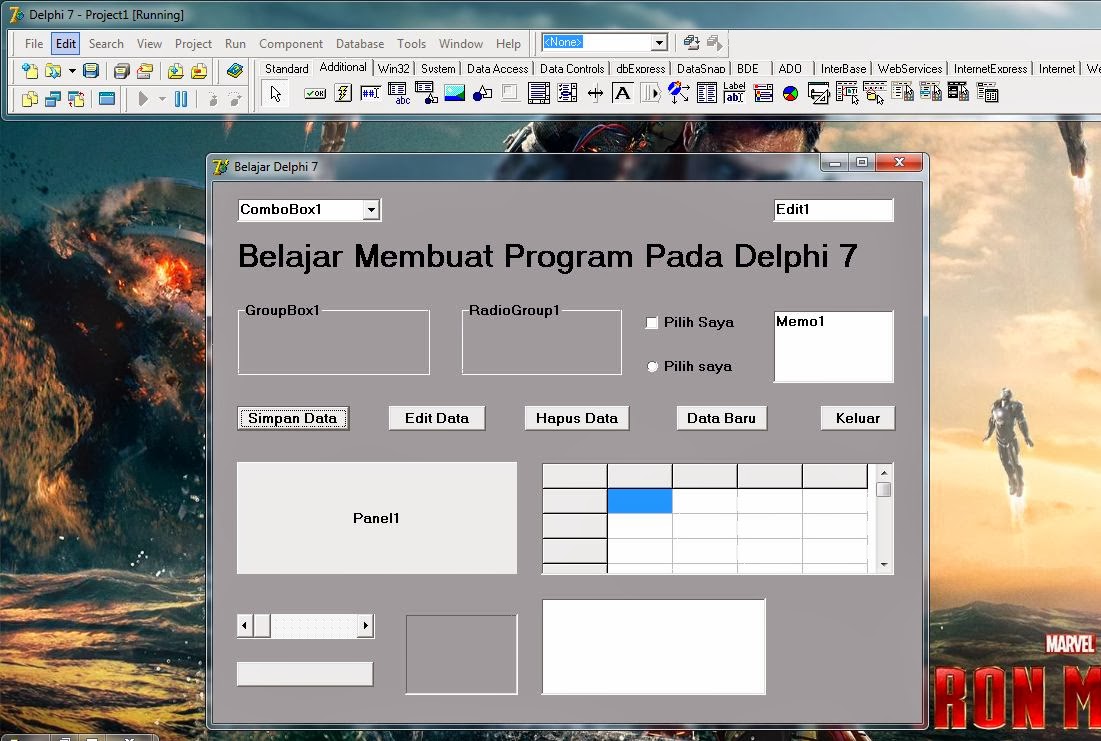 Belajar Mengenal Dhelpi 7 Sebelum Membuat Program ~ Aneka Tutorial Pemrograman