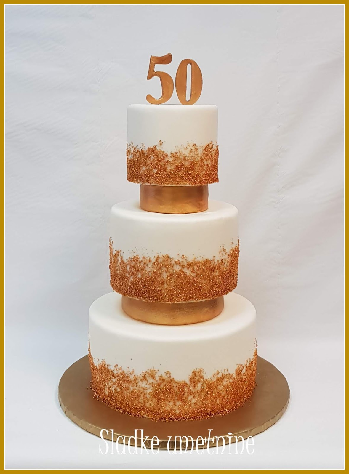 SLADKE UMETNINE: Torta za 50 let