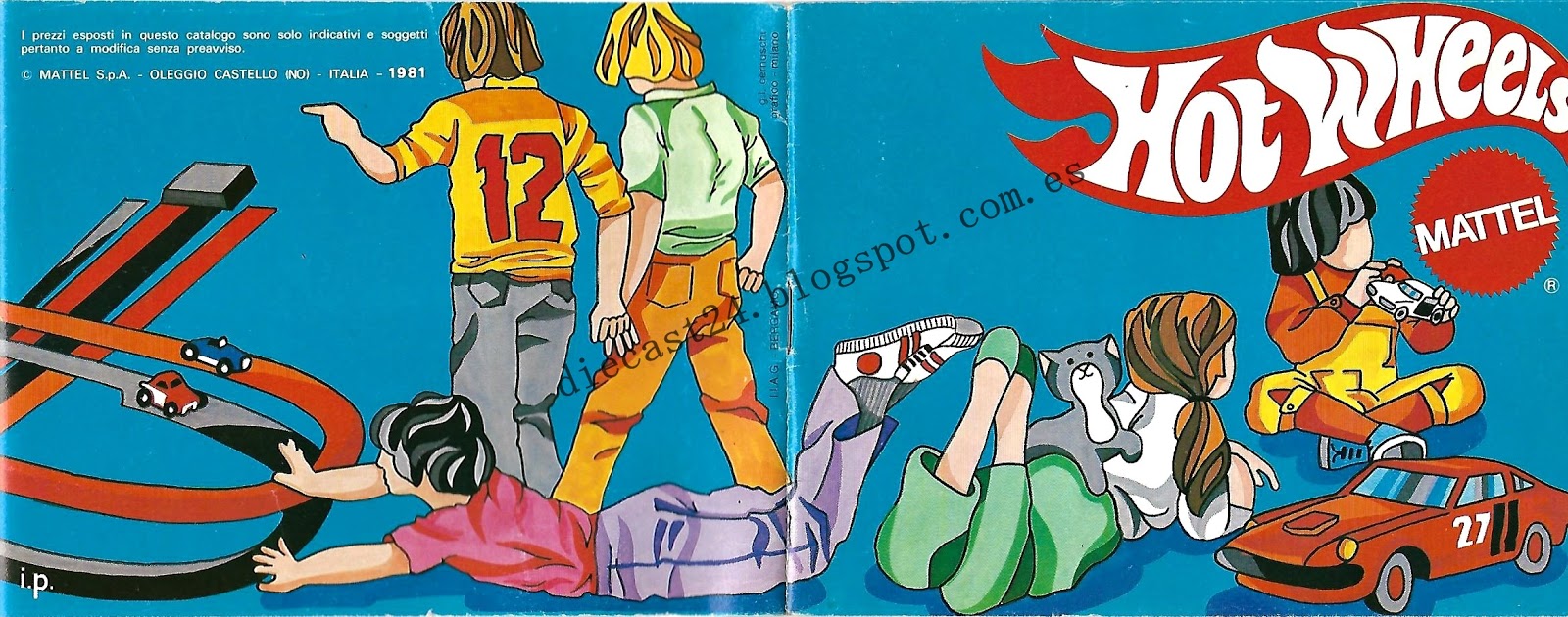 1/24 Diecast miniaturas: Vintage - Catálogo de Hot Wheels de 1981 1/25