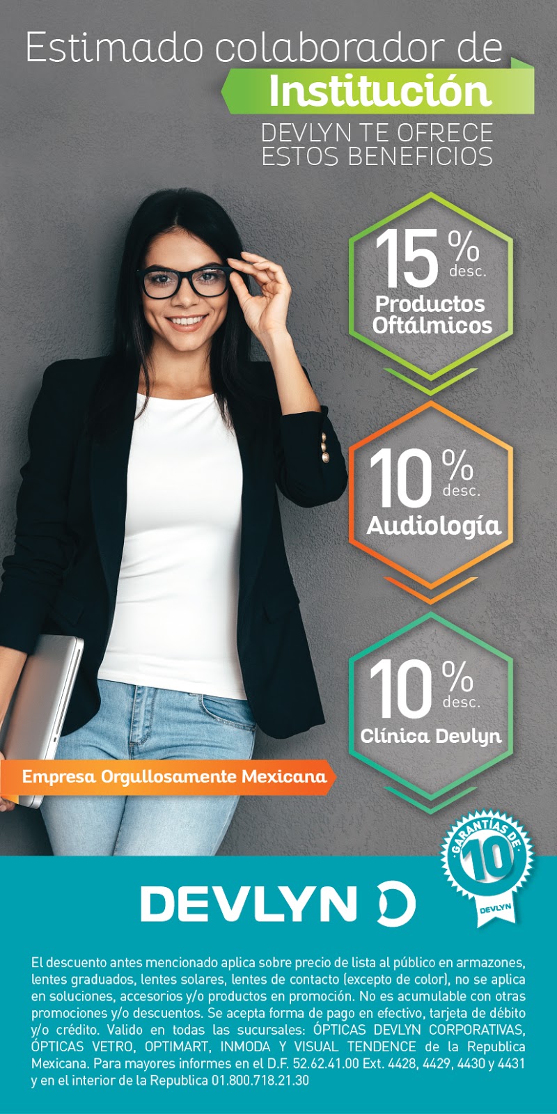 Universidad Del Pedregal: Descuentos en Ópticas Devlyn para la UDelP