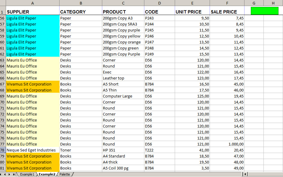 Excel VBA Random Coloring The Duplicate Values | New Ideas For Computer ...