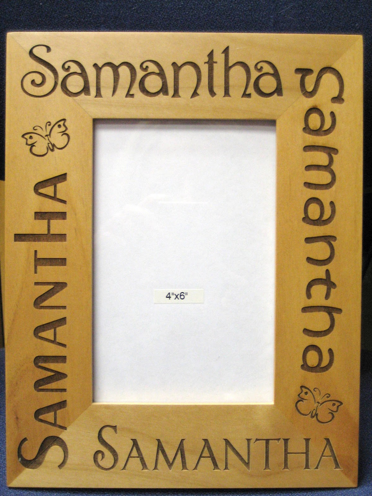 Moonlight Engraving: Personalized Name Frames