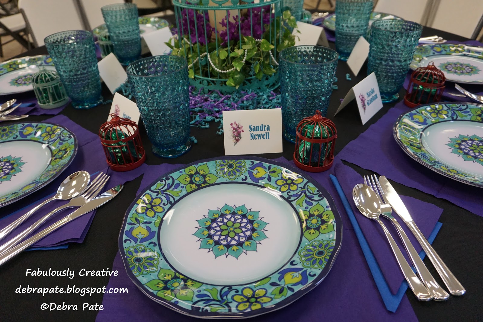 Fabulously Creative: BIRD CAGE THEMED PARTY Table # 6