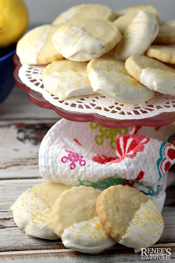 Lemon Shortbread Cookies | Renee's Kitchen Adventures