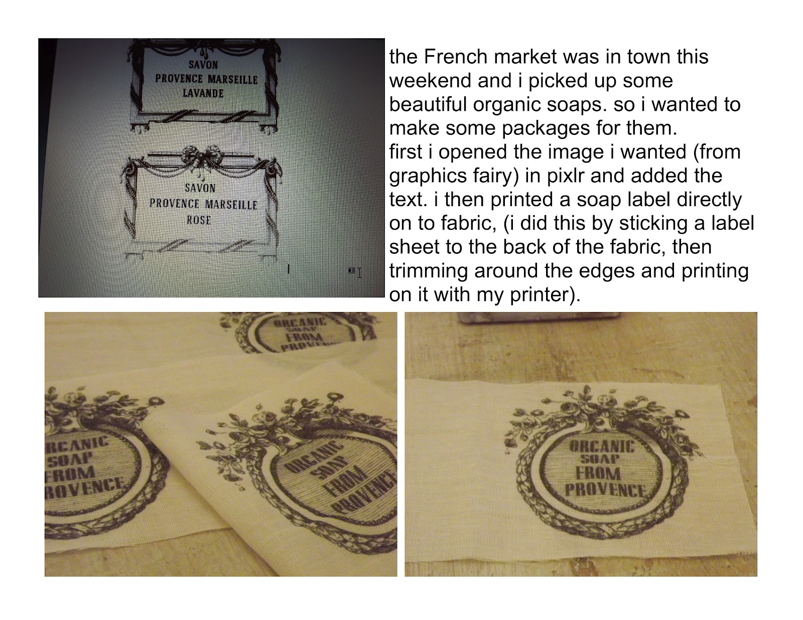 homemade soap packaging