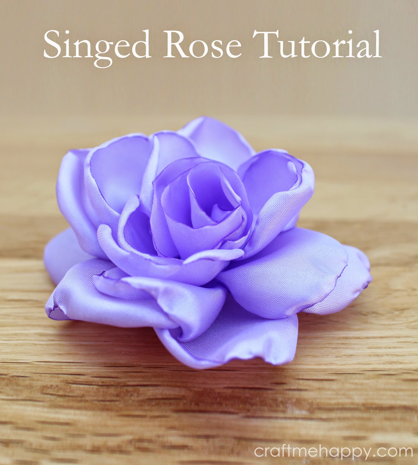 Craft me Happy!: Singed Rose Tutorial