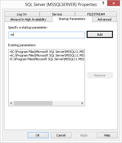 Teach Me Sql Server Restore Sql Server System Database Master Mdf