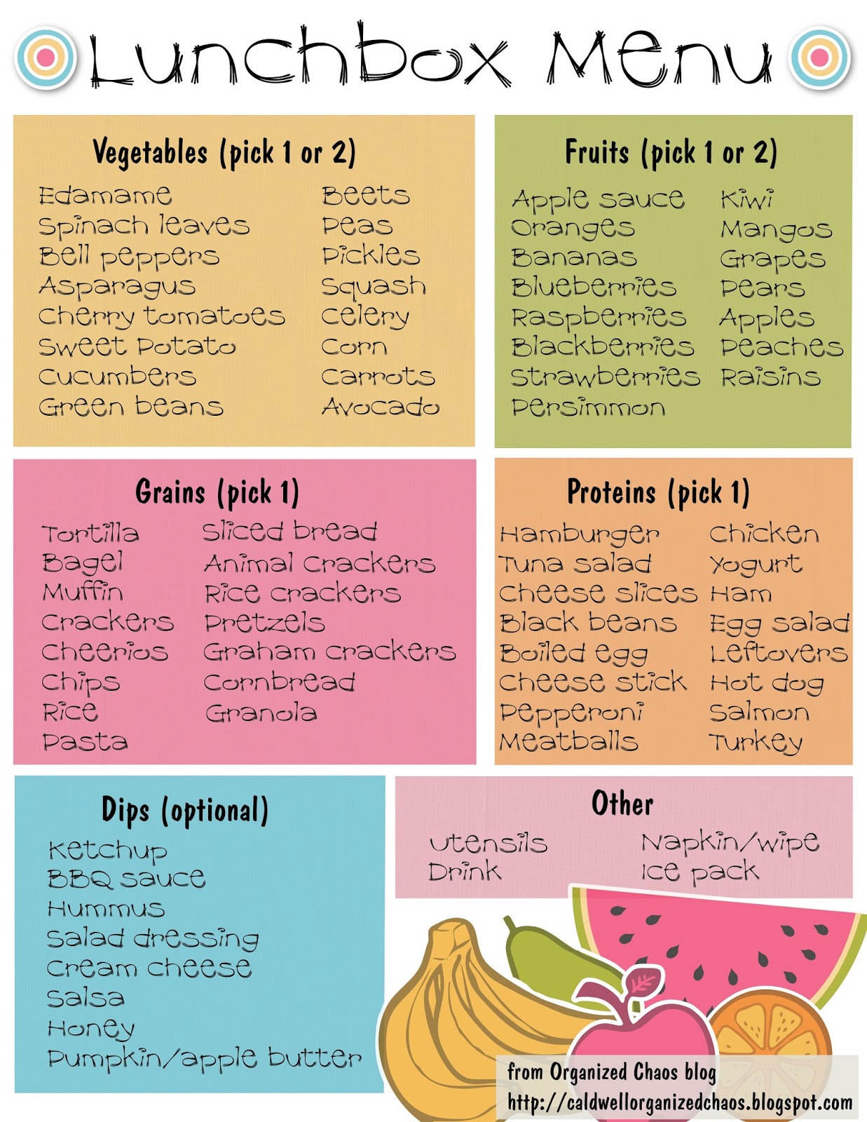 Meal Planning Organizers for Every Meal | Organized Chaos