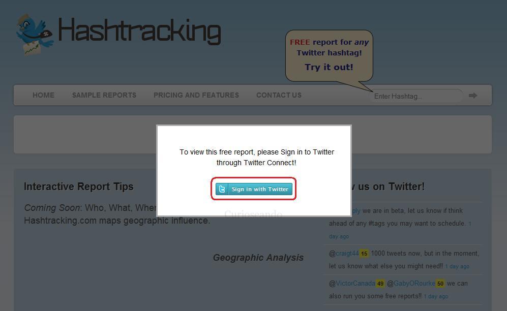 HashTracking ~ Estadísticas de los hashtags o etiquetas ~ Curioseando
