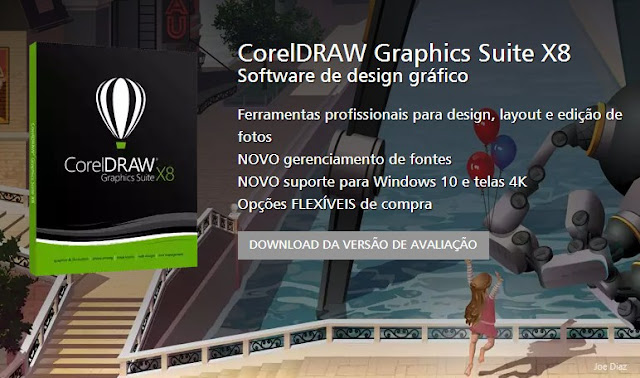 CorelDRAW Graphics Suite X8 - Lançamento Oficial | Área de Trabalho é a ...
