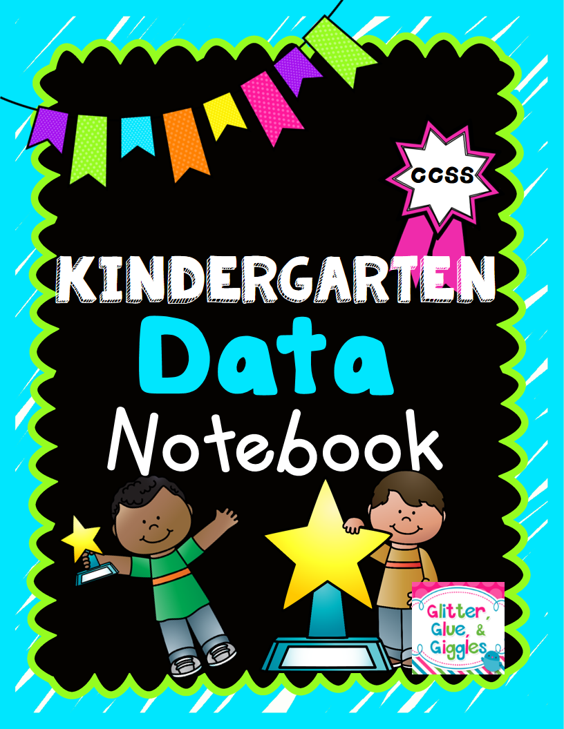 Glitter, Glue & Giggles: Monday Made It {Kindergarten Data Notebook}