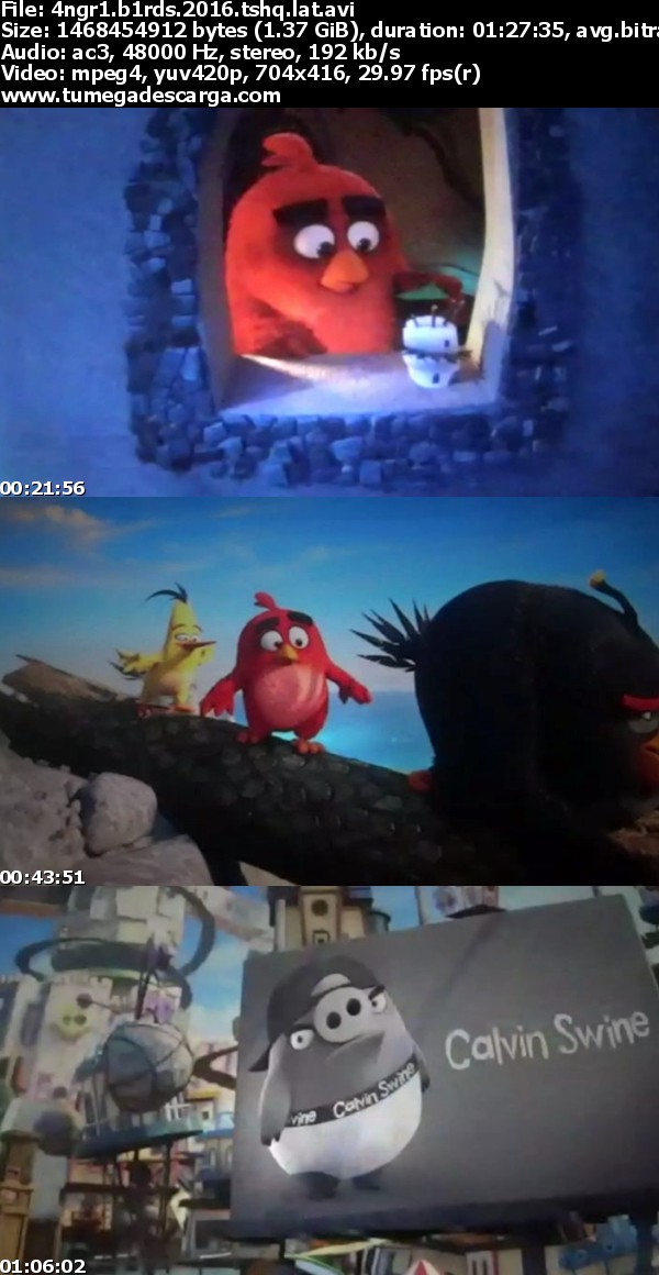 cover de peliculas: Angry Birds 2016 la pelicula