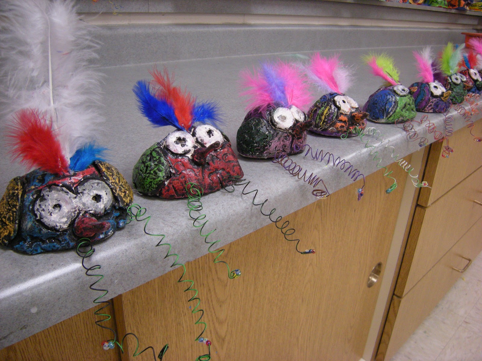 WHAT'S HAPPENING IN THE ART ROOM??: 2nd Grade Clay Owls